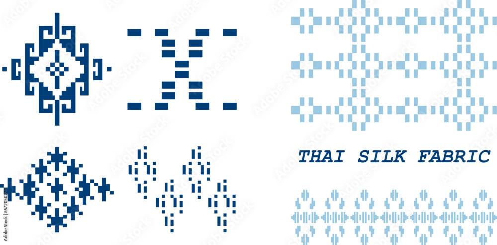 Thai Silk Fabric Pattern.THAI CRAFT Wallpaper, For Clothes, Shirts ...