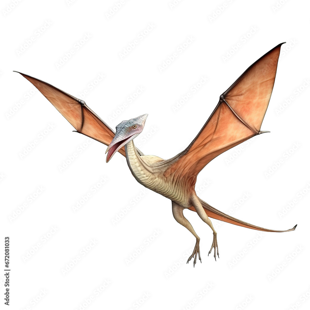 Pteranodon (Pterodactyl) Dinosaur on transparent background PNG ...