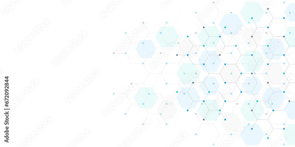 Abstract design element with geometric background of hexagons shape pattern Stock Vector | Adobe ...