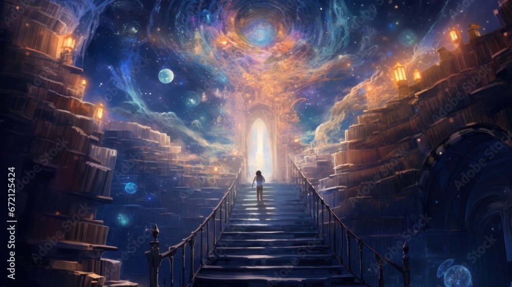 Esoteric concept: Great library of records of the Akashic chronicle ...
