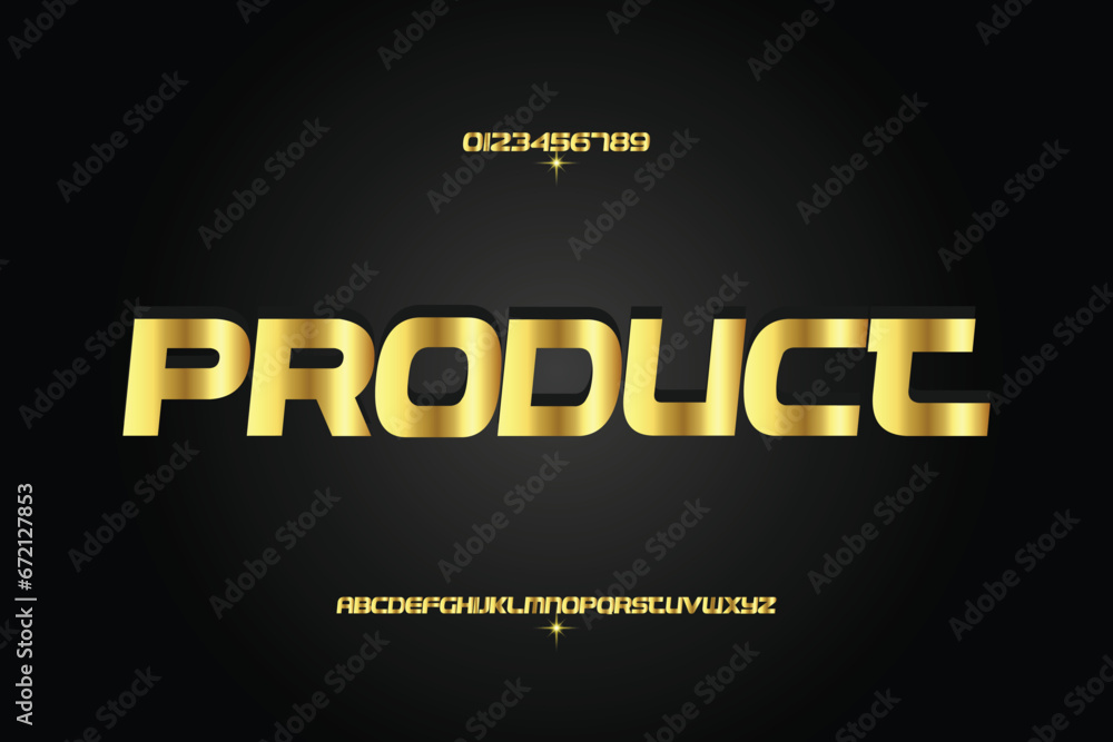 Product, abstract Fashion font alphabet. Minimal modern urban fonts for ...