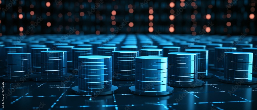 Infrastructure, new technology, management cloud computing illustration ...