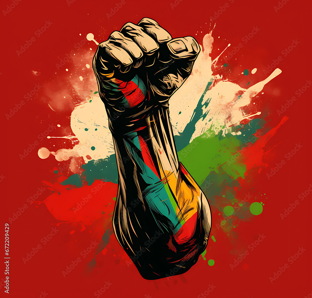 I stand with Palestine with hand icon and palestine flag. Save Gaza ...