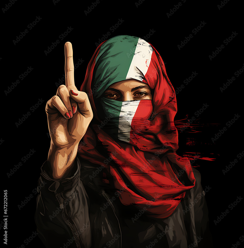 I stand with Palestine with hand icon and palestine flag. Save Gaza ...