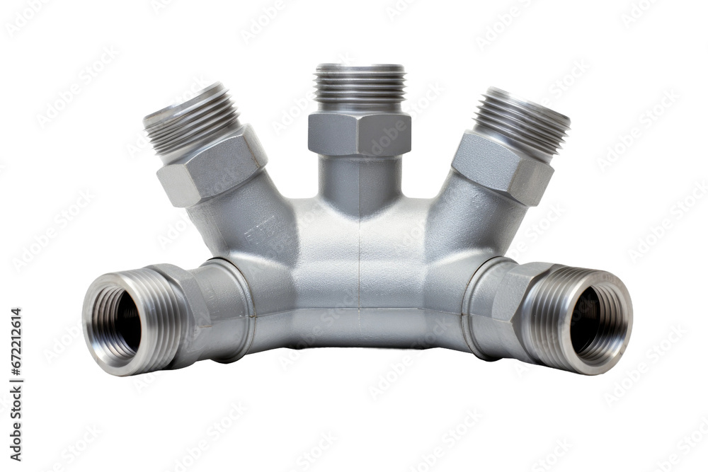 Wye Tee Fitting Versatile Applications and Advantages Isolated On ...