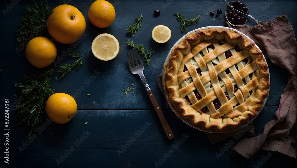american, apple, apple pie, autumn, background, bakery pie empty space ...