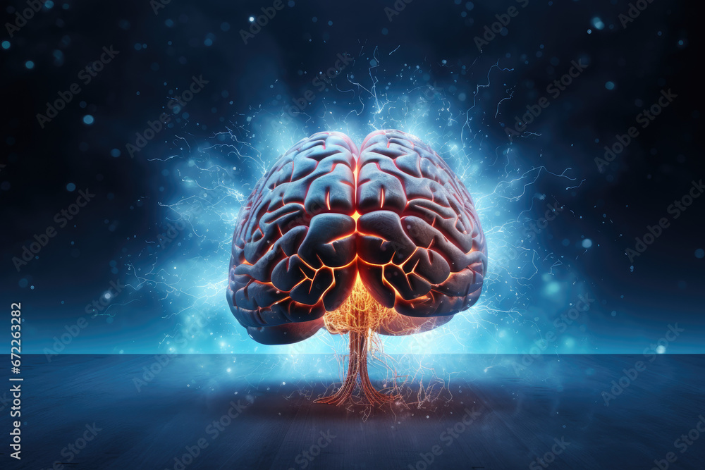 neural map of the human brain showing connections for the brain Stock ...