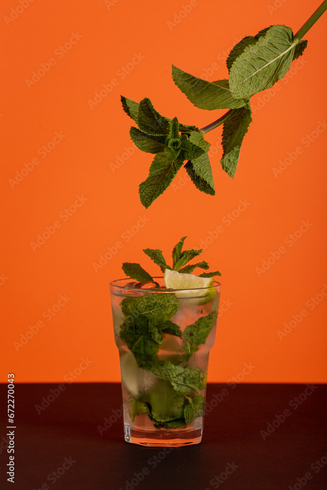 fruit drink in a glass, cool drink, photos of drinks for printing or ...