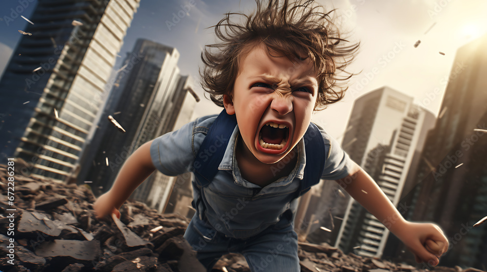 Angry kid screaming, angry child, angry young kid, being angry ...