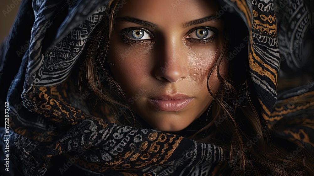 AI Generated portraits of tribes people all around the world Stock ...