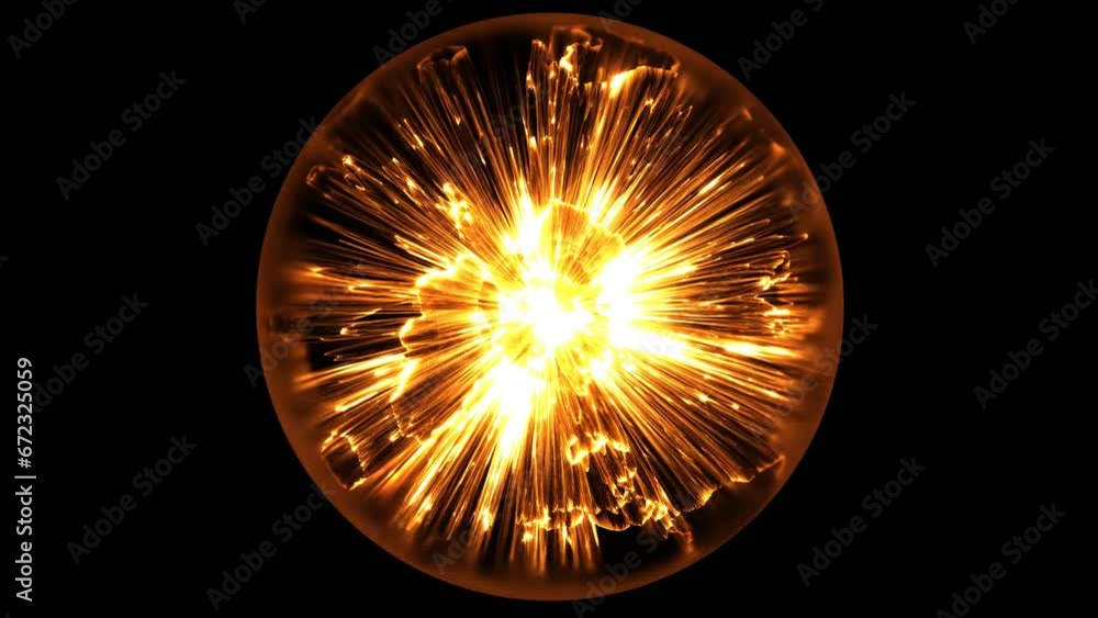 3d render of abstract art video animation with surreal fantasy magic ...