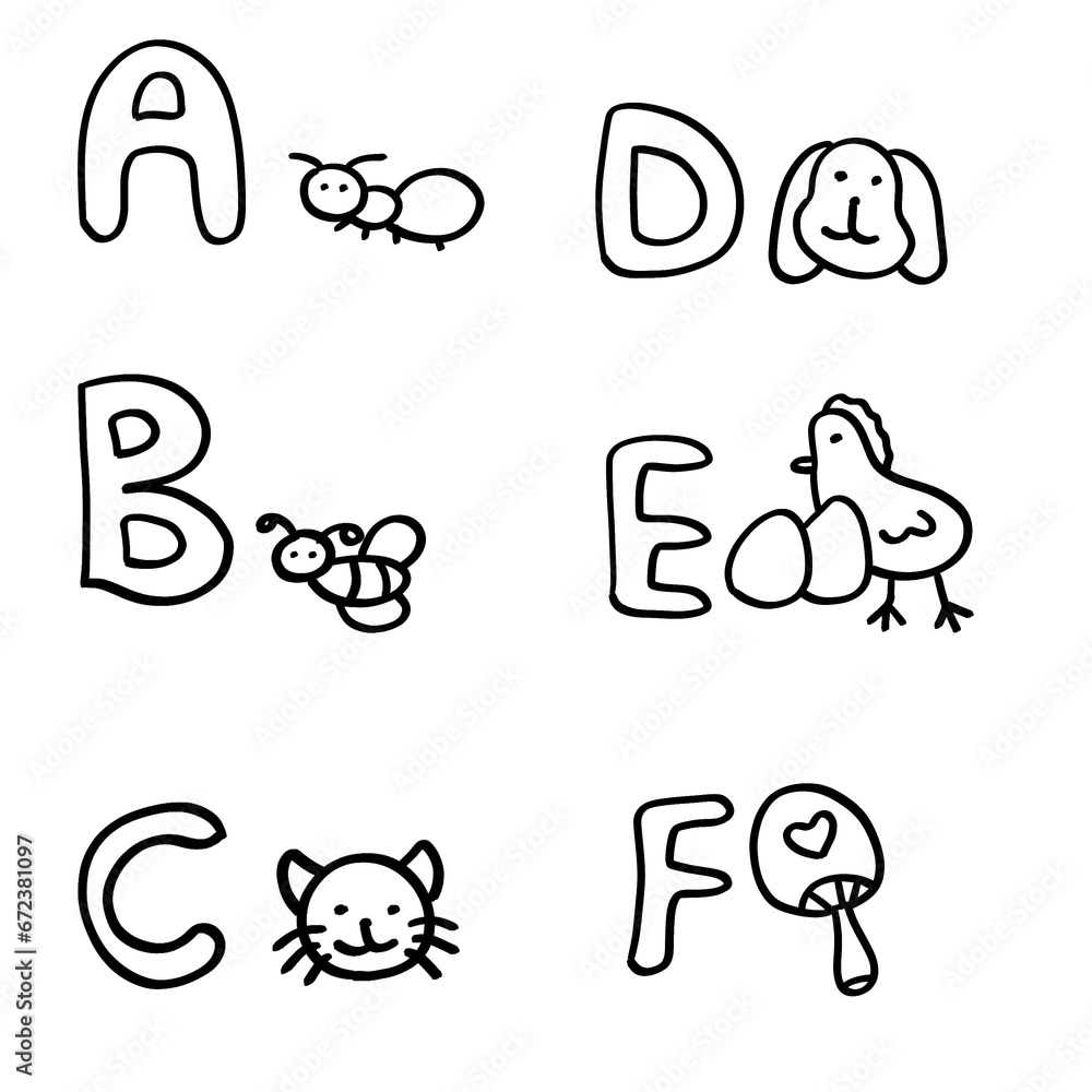 How To Remember English Alphabets From A To F On A White Background how-to-remember-english-alphabets-from-a-to-f-on-a-white-background