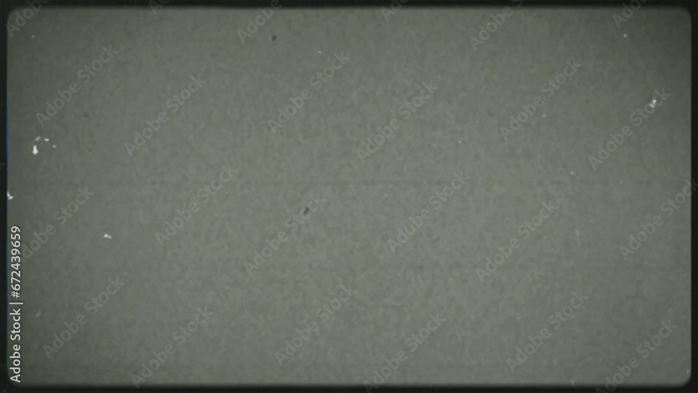 Antique Television display. Noise overlays. Film Grain and Analog ...