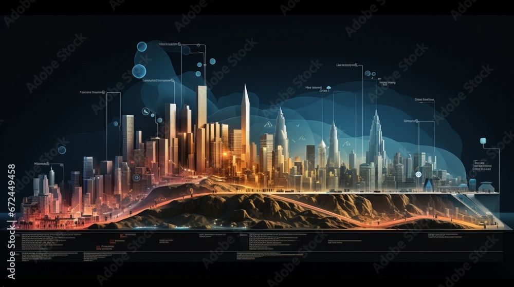 an image that elegantly visualizes the evolution of software ...