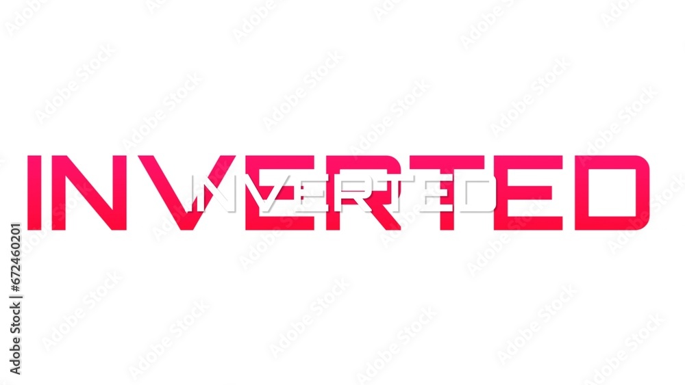 Clean Cinematic Inverted Title Intro Stock Template | Adobe Stock