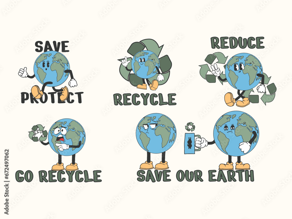 everyday is earth day, reduce, reuse, recycle for better earth Stock ...