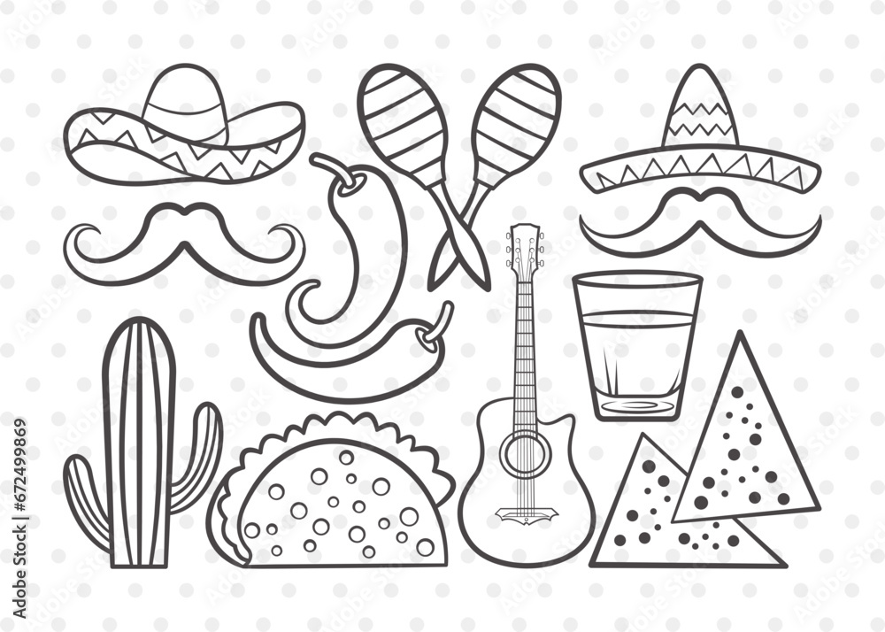 Mexican Clipart SVG Cut File | Mexican Svg | Cinco De Mayo Svg ...