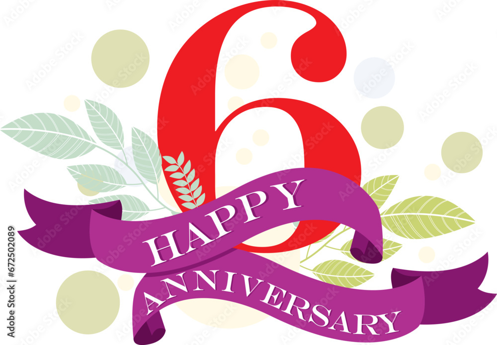 6, 6th, 6th anniversary, age, anniversary background, background ...