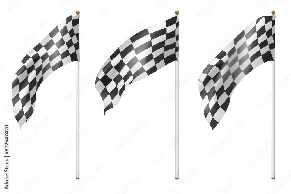 Banderas de meta en fondo transparente. Stock Illustration | Adobe Stock