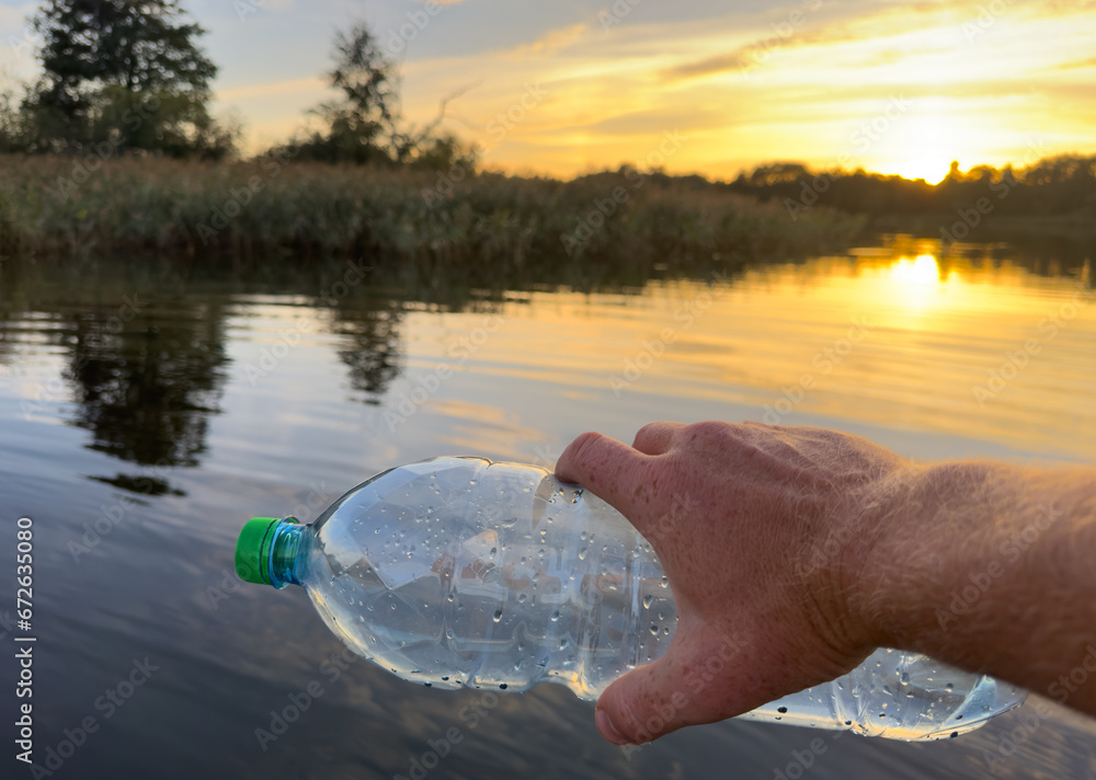 Marine plastic pollution from human activities at coastlines. Plastic ...