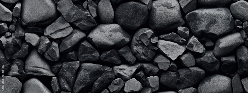 Seamless Black white rock texture. Dark gray stone granite background ...