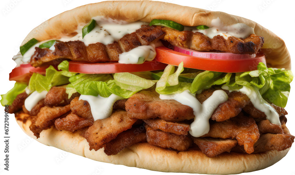Doner kebab transparent background PNG clipart Stock Illustration ...