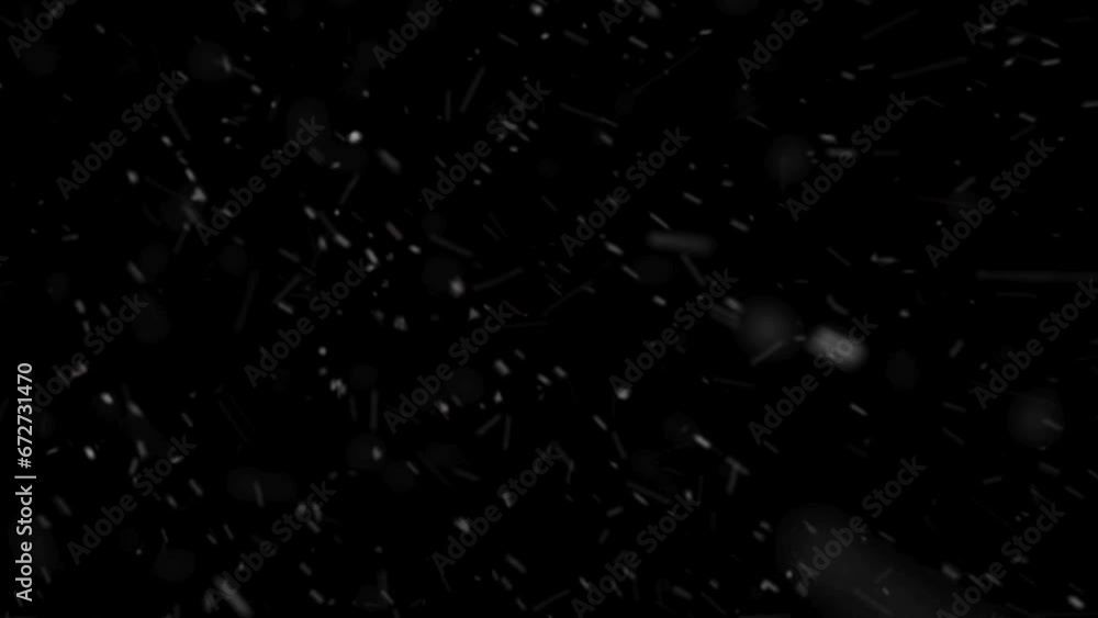 Snowfall overly snowflake shiny smooth slow fall stars lights overlay ...