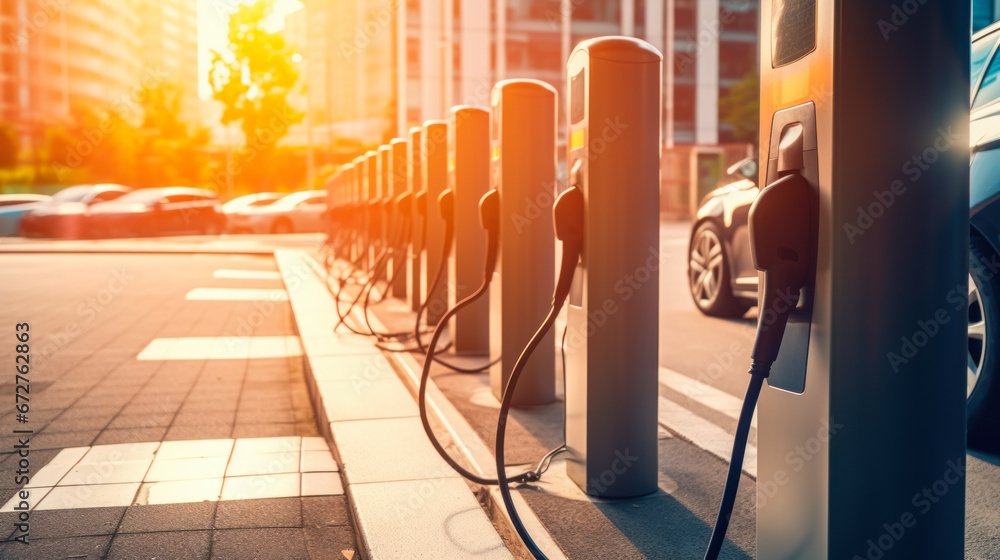 Electric vehicle charging station or electric vehicle charging stations ...
