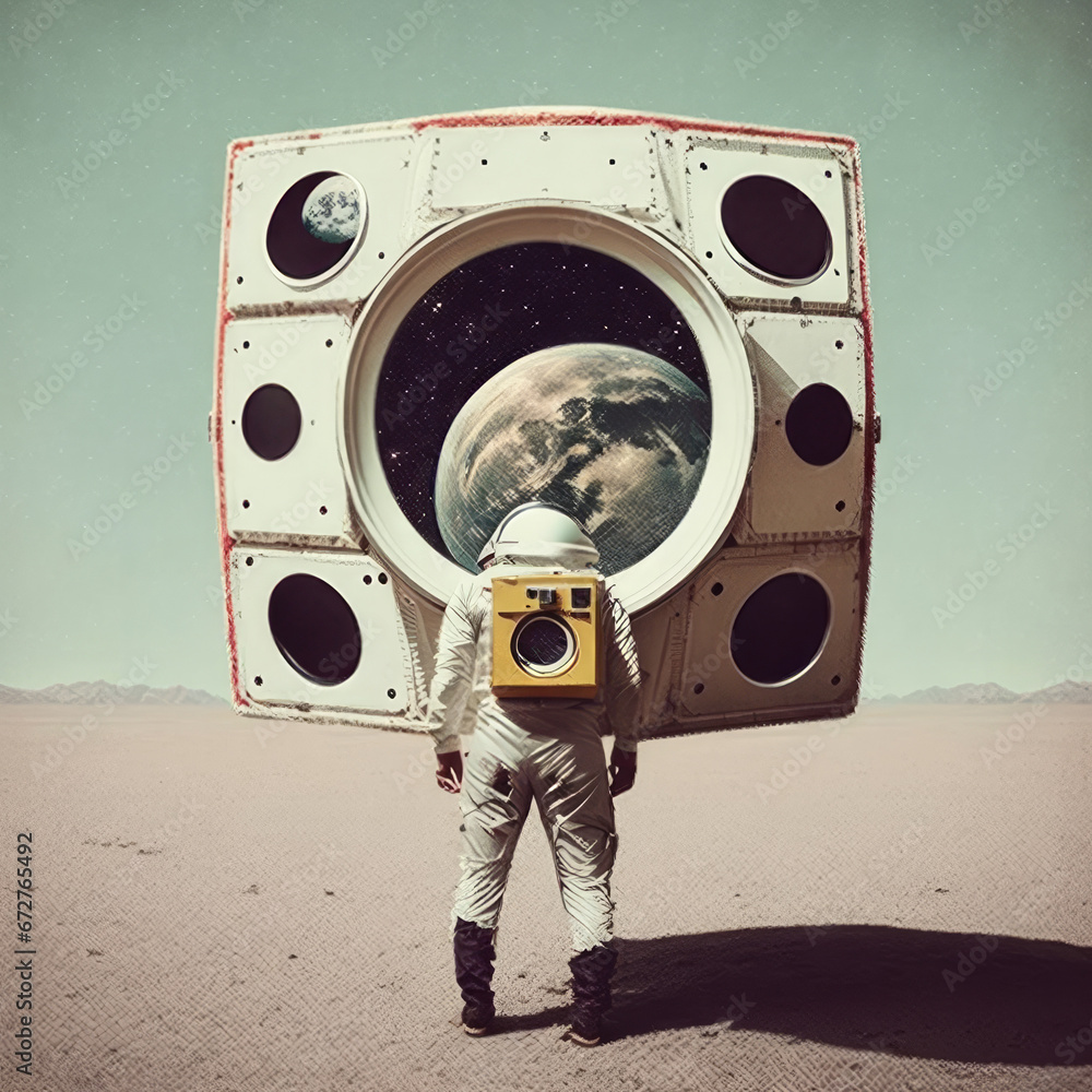 Universe's secrets in weirdcore Dada Surreal Lofi Album Cover Art ...