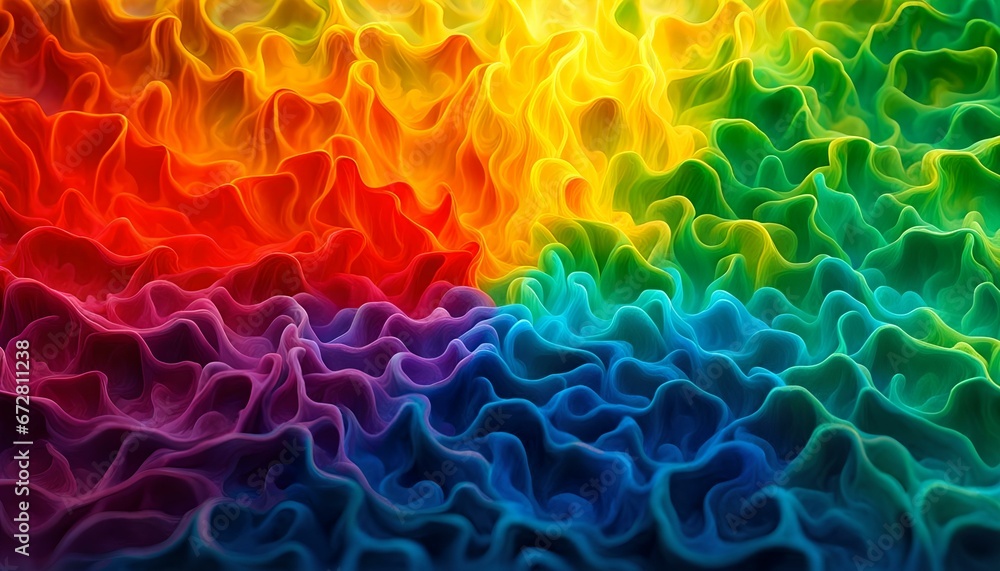 Rainbow background of multi-colored stripes of the colors of the LGBT ...