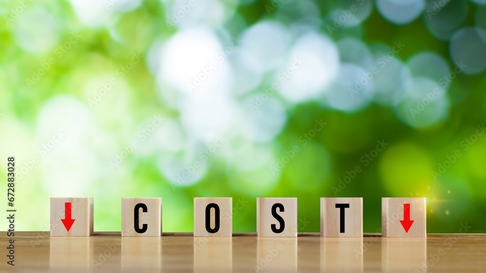 Cost reduction concept, Lean manufacturing management, Decreasing ... Cost reduction concept, Lean manufacturing management, Decreasing ...