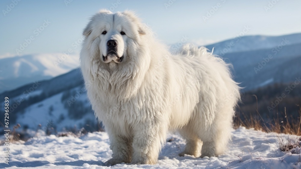 Polish Tatra Sheepdog. Role model in its breed. Also known as Podhalan ...