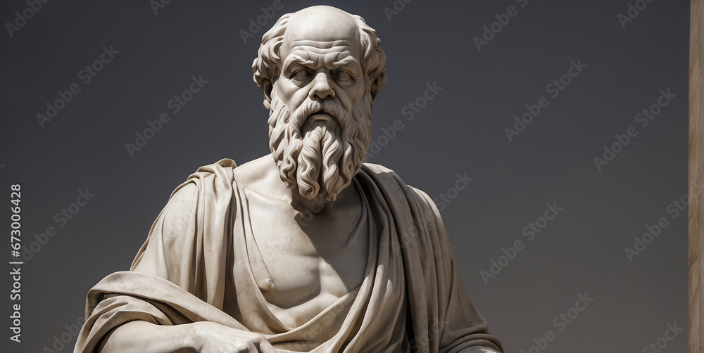 Socrates, Greek philosopher from Athens, founder of Western philosophy ...
