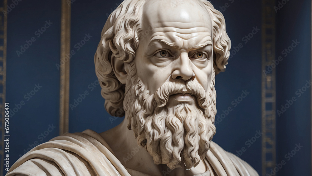Socrates, Greek philosopher from Athens, founder of Western philosophy ...