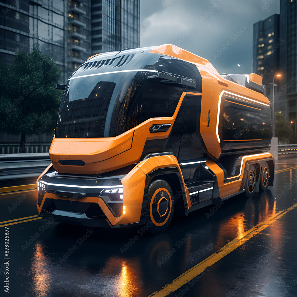 Futuristic Truck Concept Truck Cool Future Truck Artistic Design Truck ...