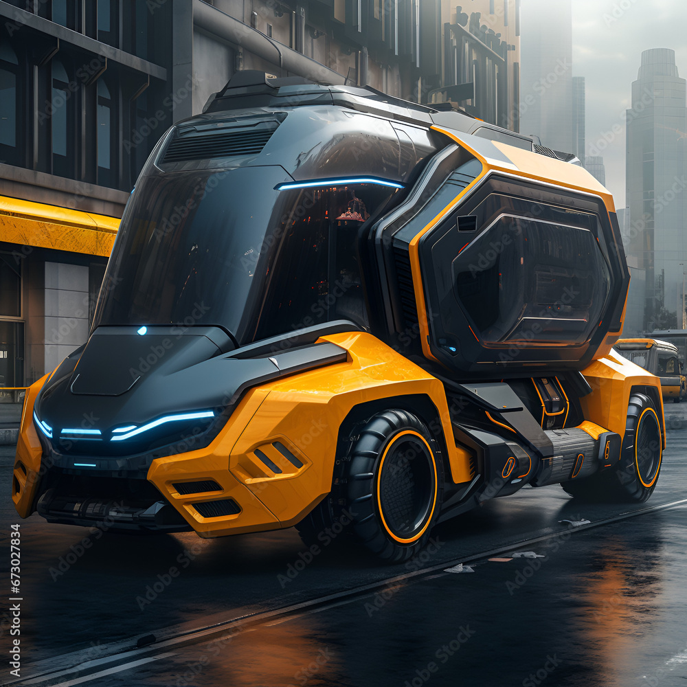 Futuristic Truck Concept Truck Cool Future Truck Design Semi Truck ...