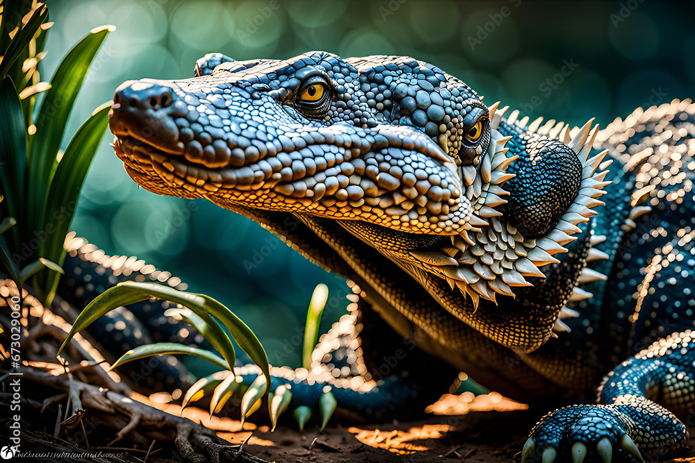 Inca Shirkran (Komodo Dragon): Found on Komodo Island in Indonesia, the ...