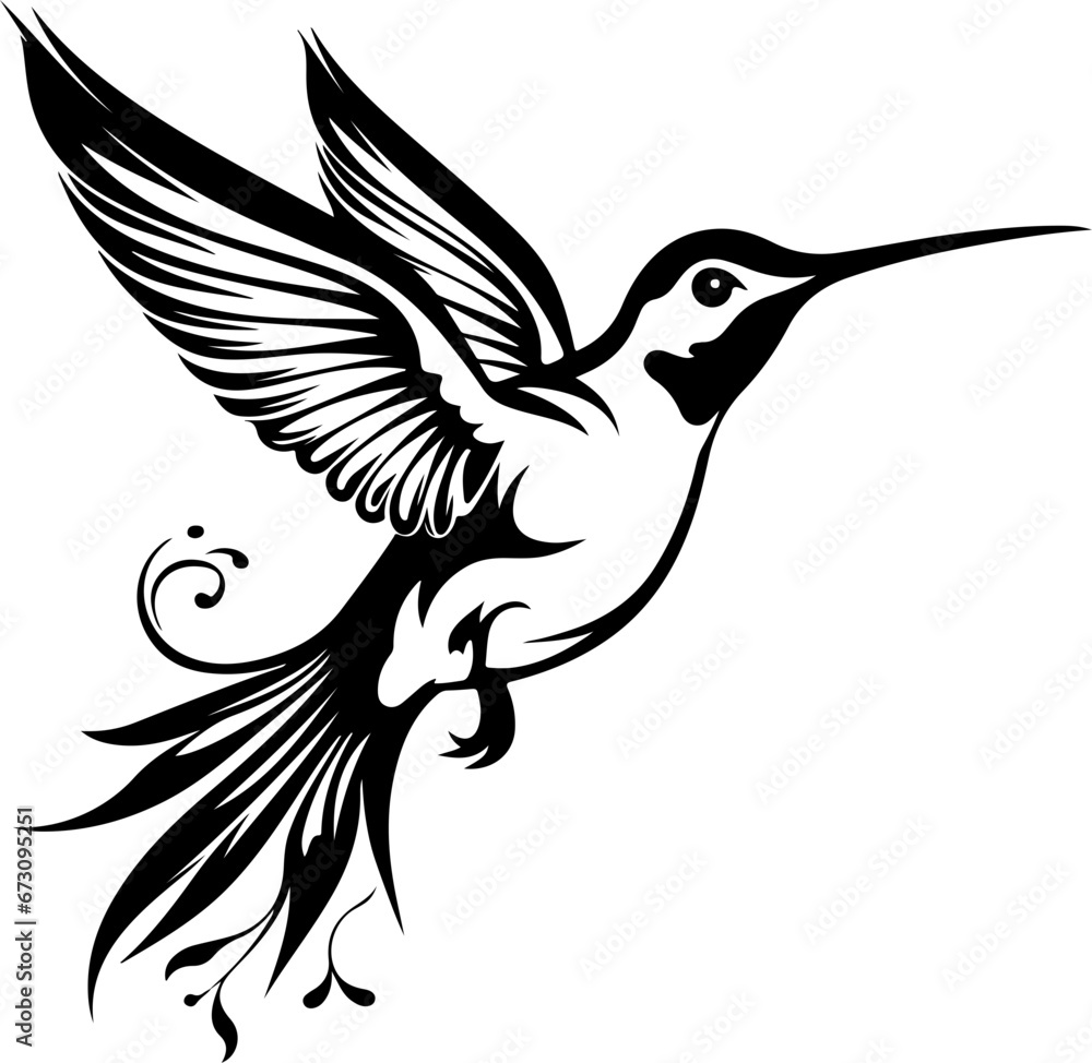 Hummingbird SVG, Bird SVG, Hummingbird Silhouette SVG, Hummingbird ...