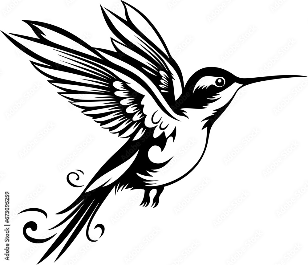 Hummingbird SVG, Bird SVG, Hummingbird Silhouette SVG, Hummingbird ...