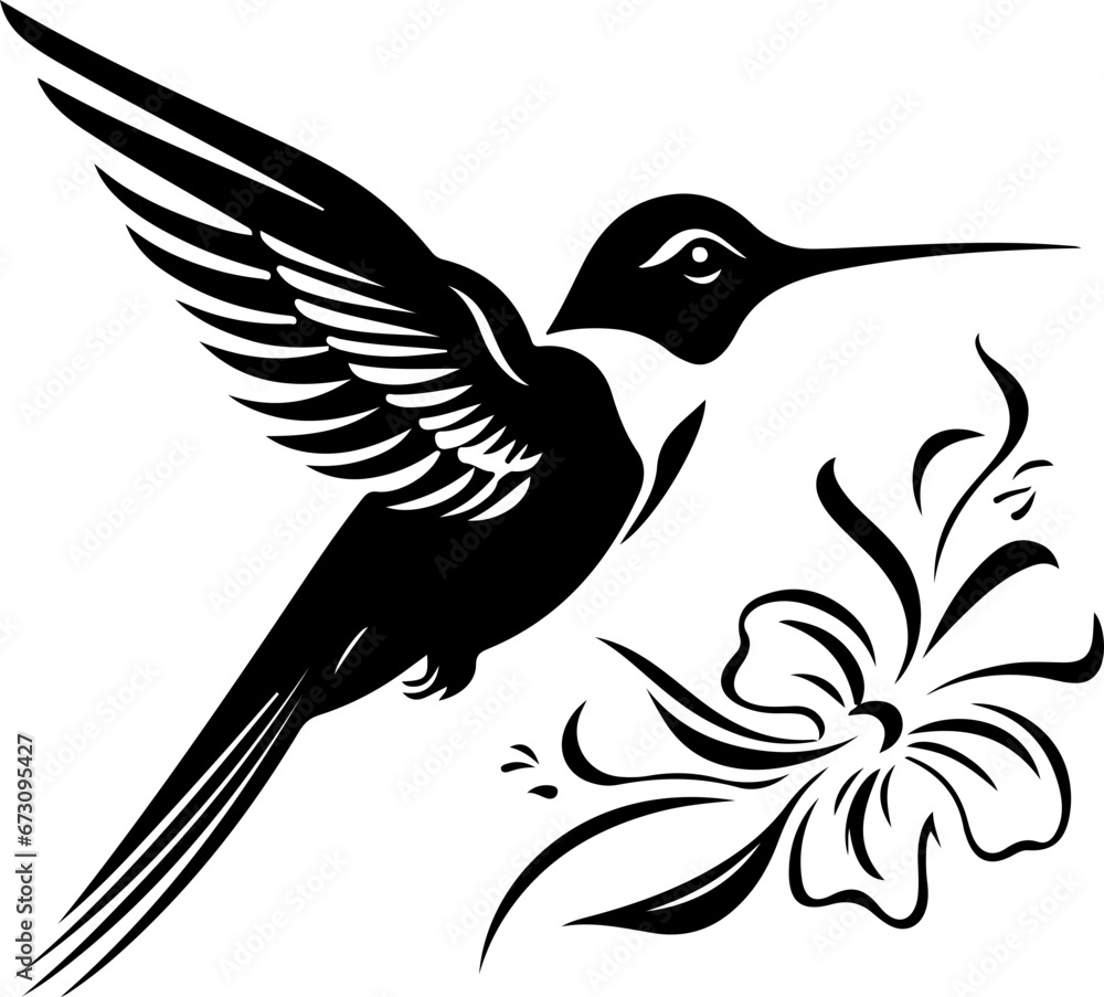 Hummingbird SVG, Bird SVG, Hummingbird Silhouette SVG, Hummingbird ...