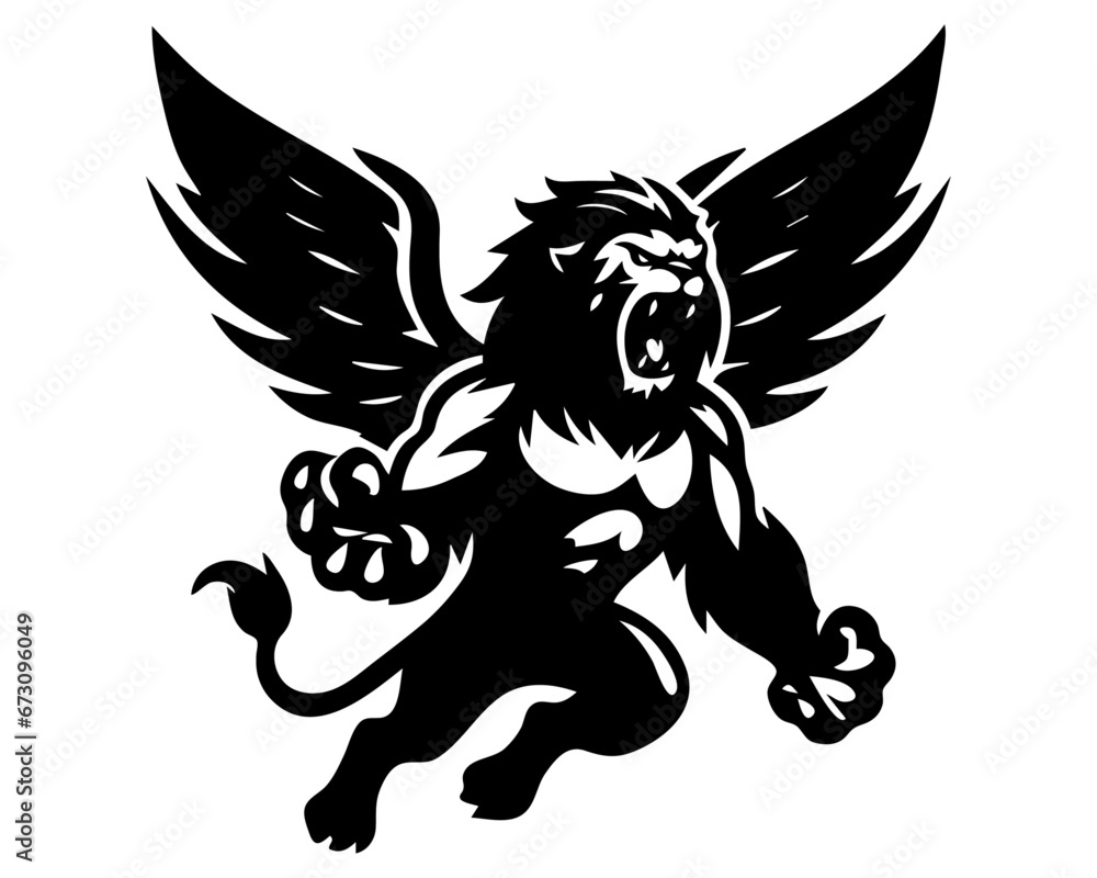 Vecteur Stock lion, lion logo, abstract, animal, defense, design ...