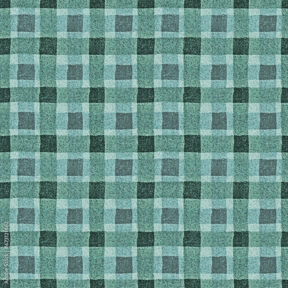 Seamless multi squares background pattern. green theme Repeatable ...