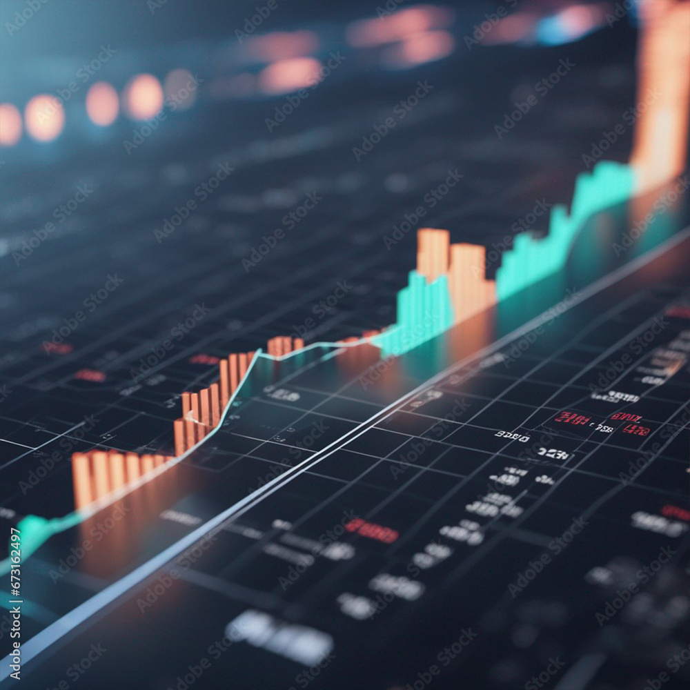 Technology graph background, Technology graph wallpaper, Growth AI ...