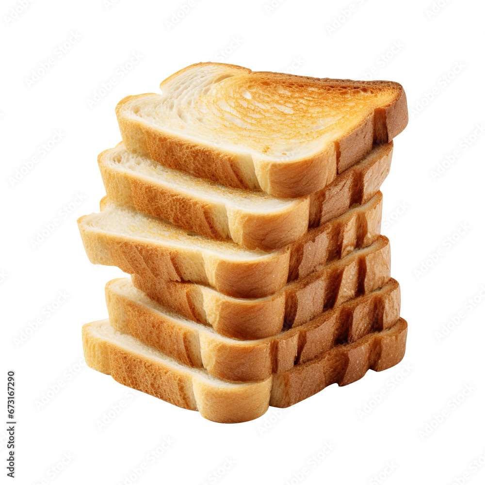 slices of bread isolated on transparent background Remove png, Clipping ...
