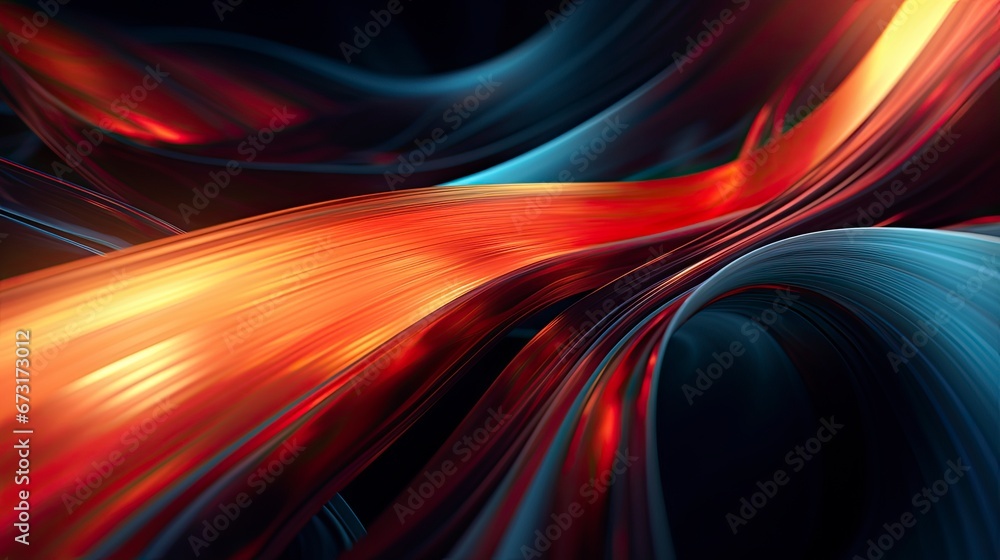 wave path orange abstract background for slide and template ...