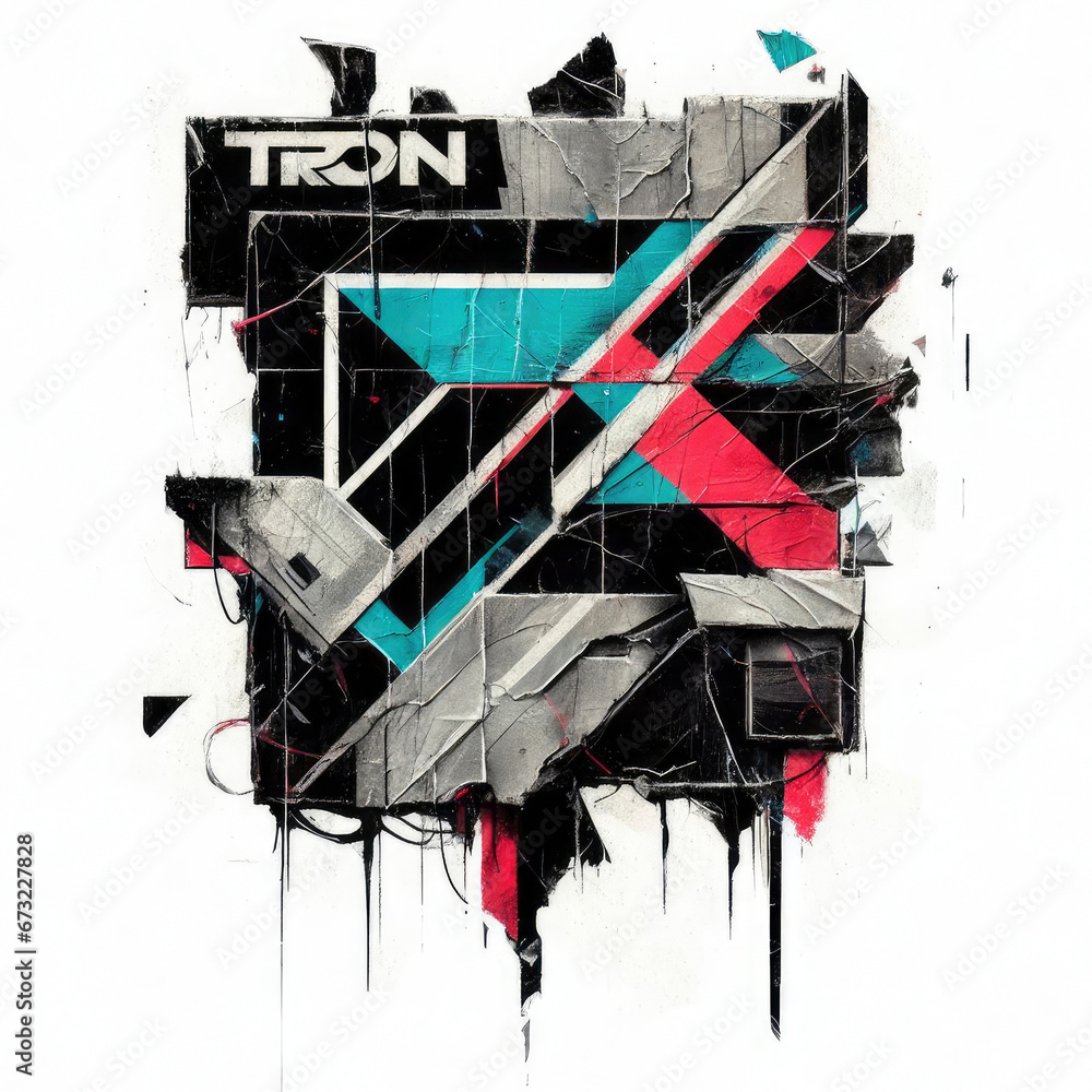 Old Grunged Crushed Dirty Ripped Recycled Torn paper sticker label ...