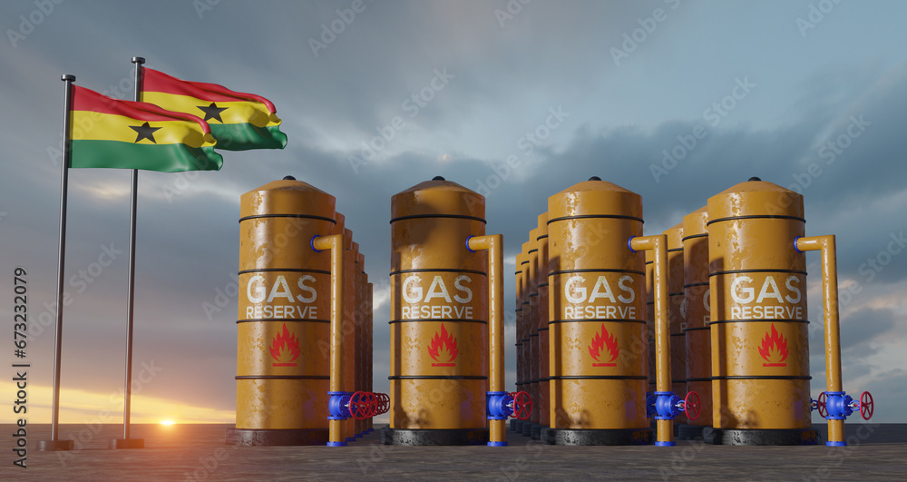 Ghana gas reserve, Ghana Gas storage reservoir, Natural gas tank Ghana ...