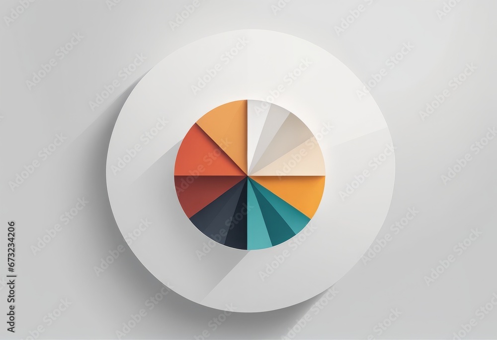 3d render of a pie chart with a pie chart 3d render of a pie chart with ...