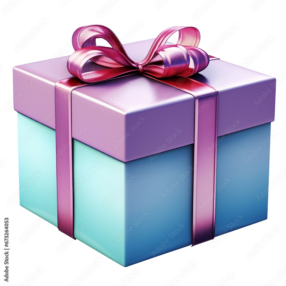 ภาพประกอบสต็อก Gift box png surprise box png presentation box wrapped ...