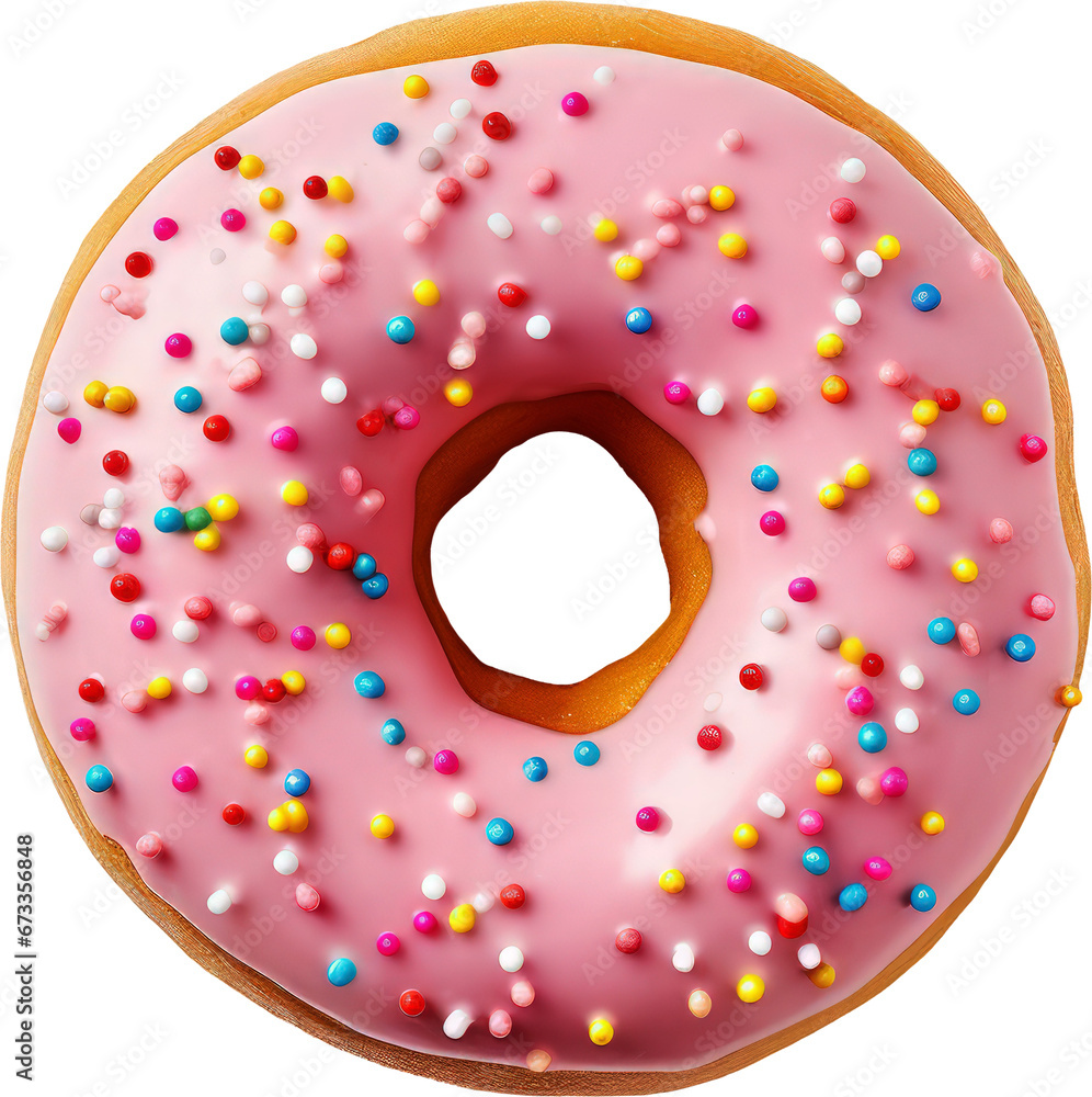 Donut transparent background PNG clipart Stock Photo | Adobe Stock